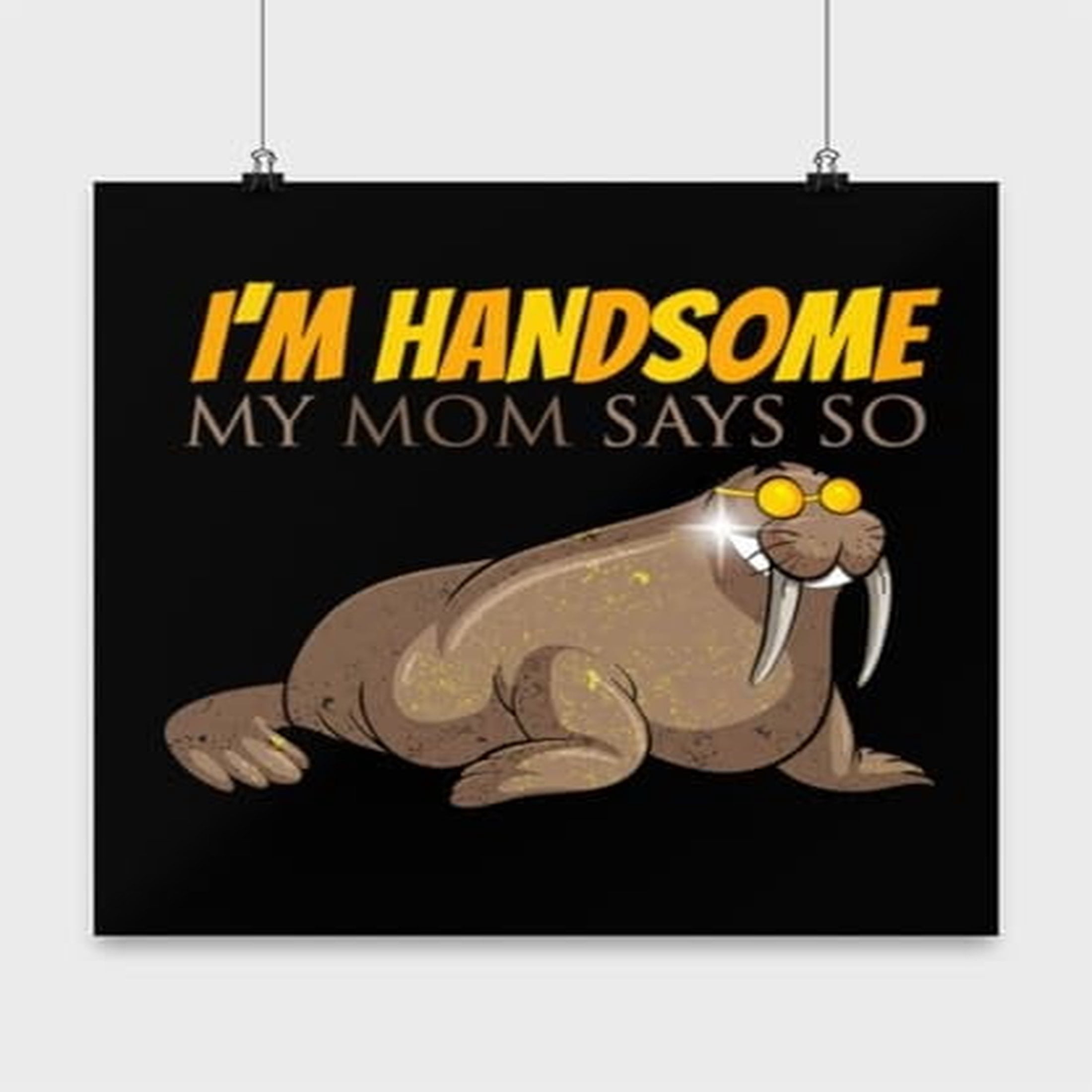 Funny Animal Art - Kids Room Decor - 13x13 Poster Print - Playful ...