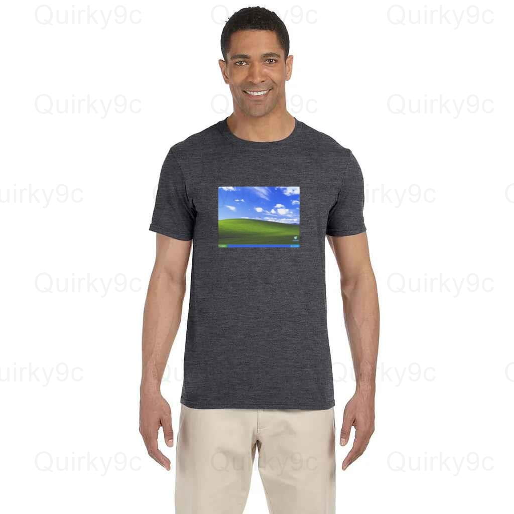 Quirky97 Windows XP T Shirt Y2K Software Tee Frutiger Aero Aesthetic ...