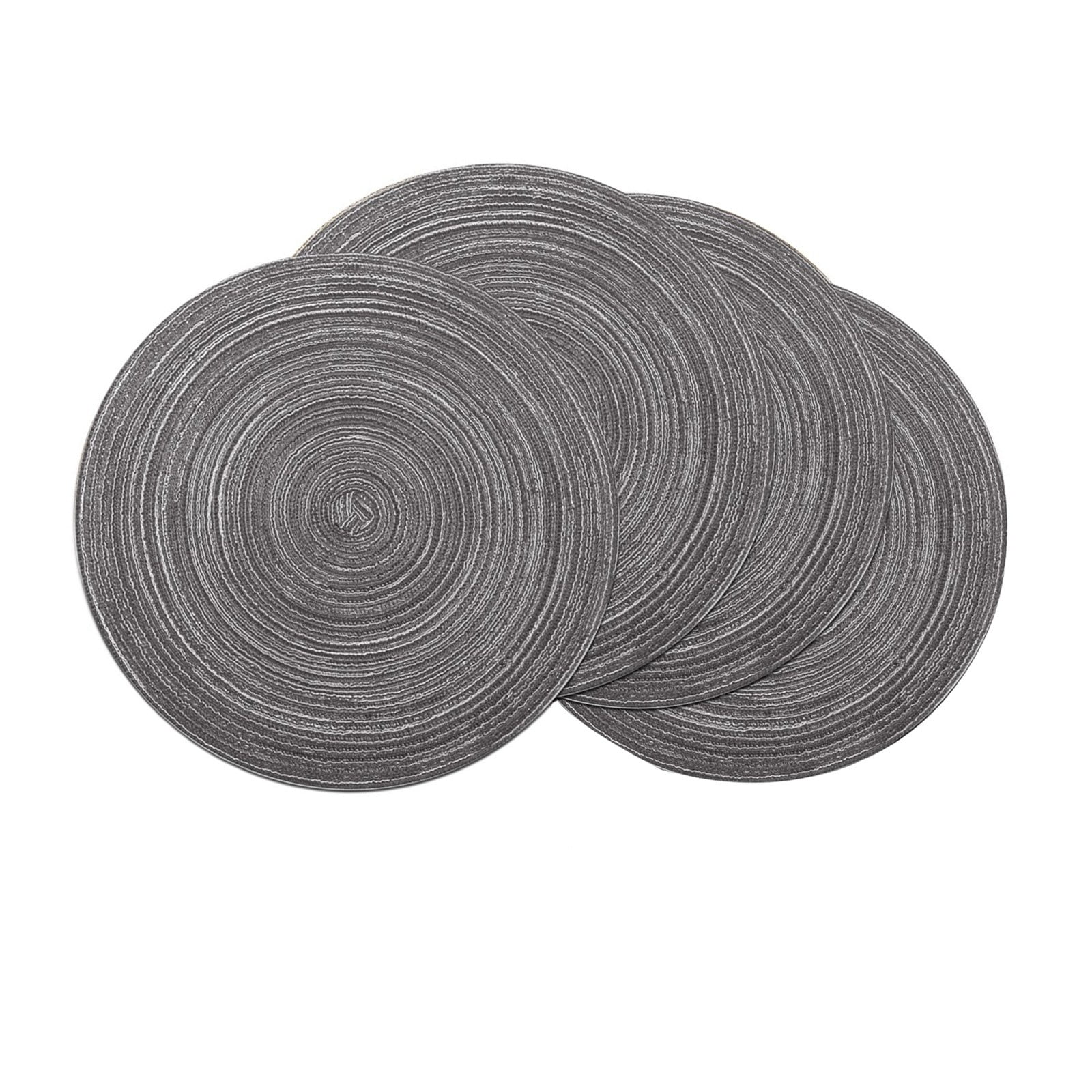 Quistrepon 4 Set Meal Mats Woven Mats Tableware Mats Cup Mats Table ...