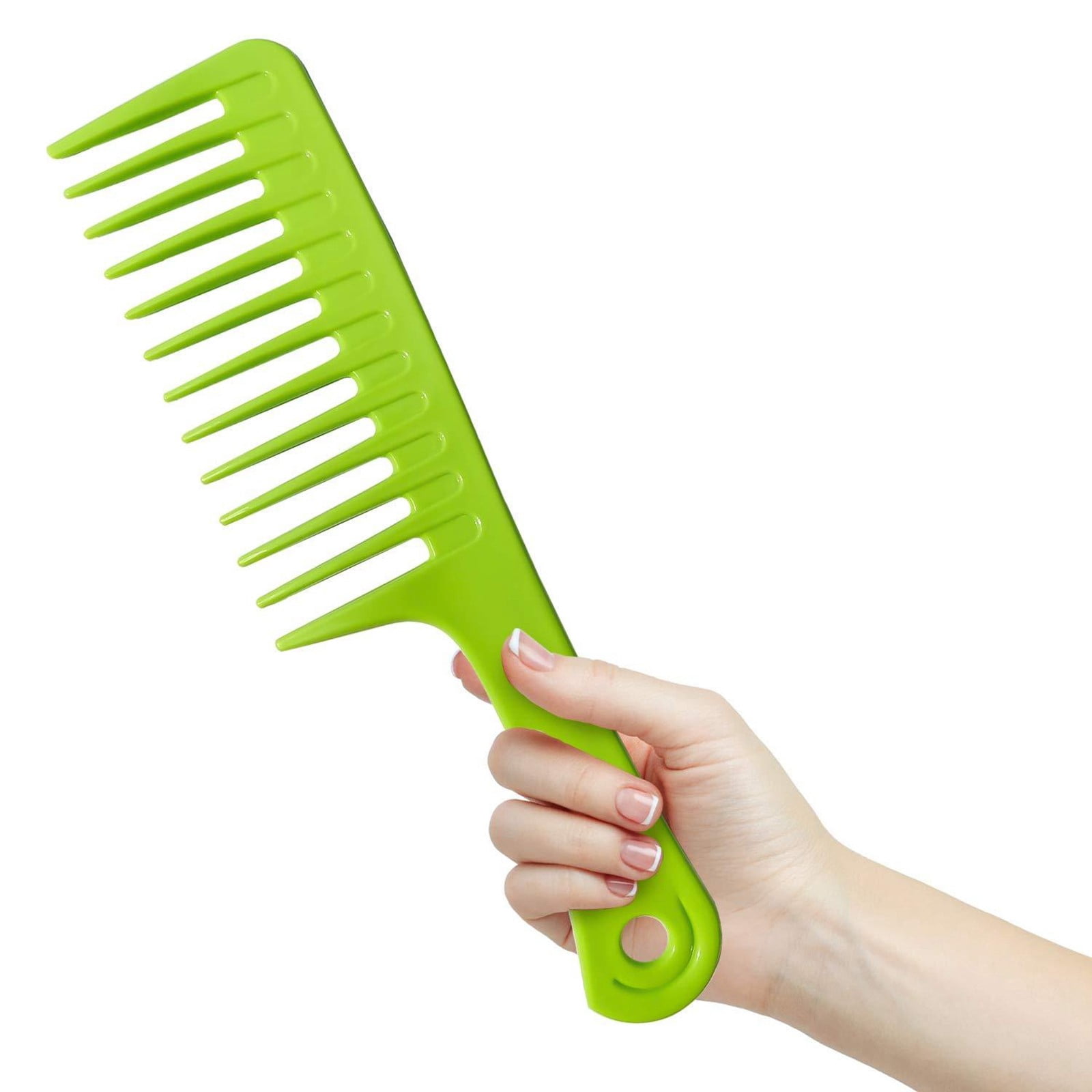 Quistrepon Anti-Tangling Anti-Static Plastic Wide Tooth Shower Comb ...