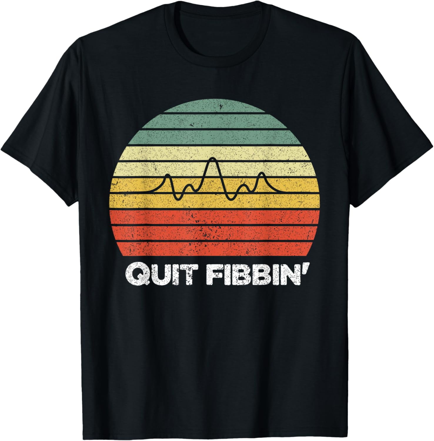 Quit Fibbin shirt vintage Atrial Fibrillation Funny medical T-Shirt ...