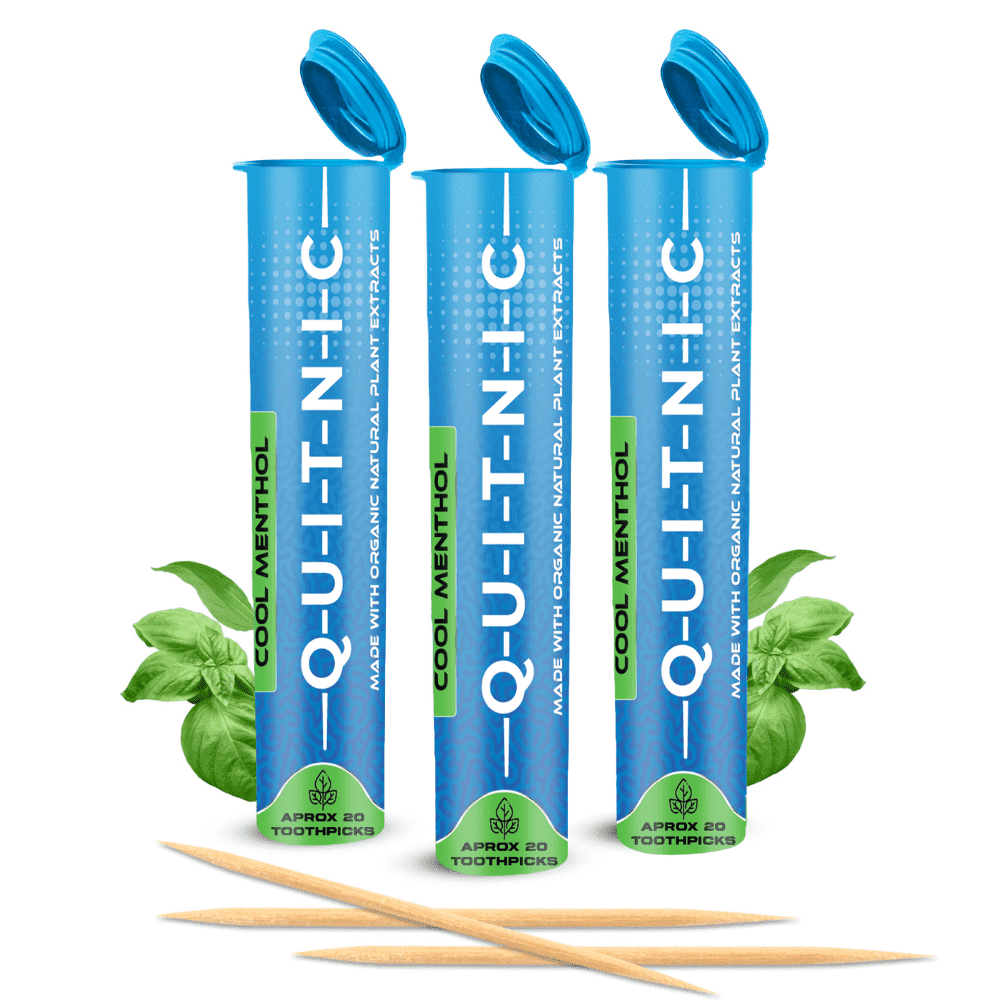 Quit-NIC Infused Flavored Toothpicks to Help Quit Smoking - Nicotine ...