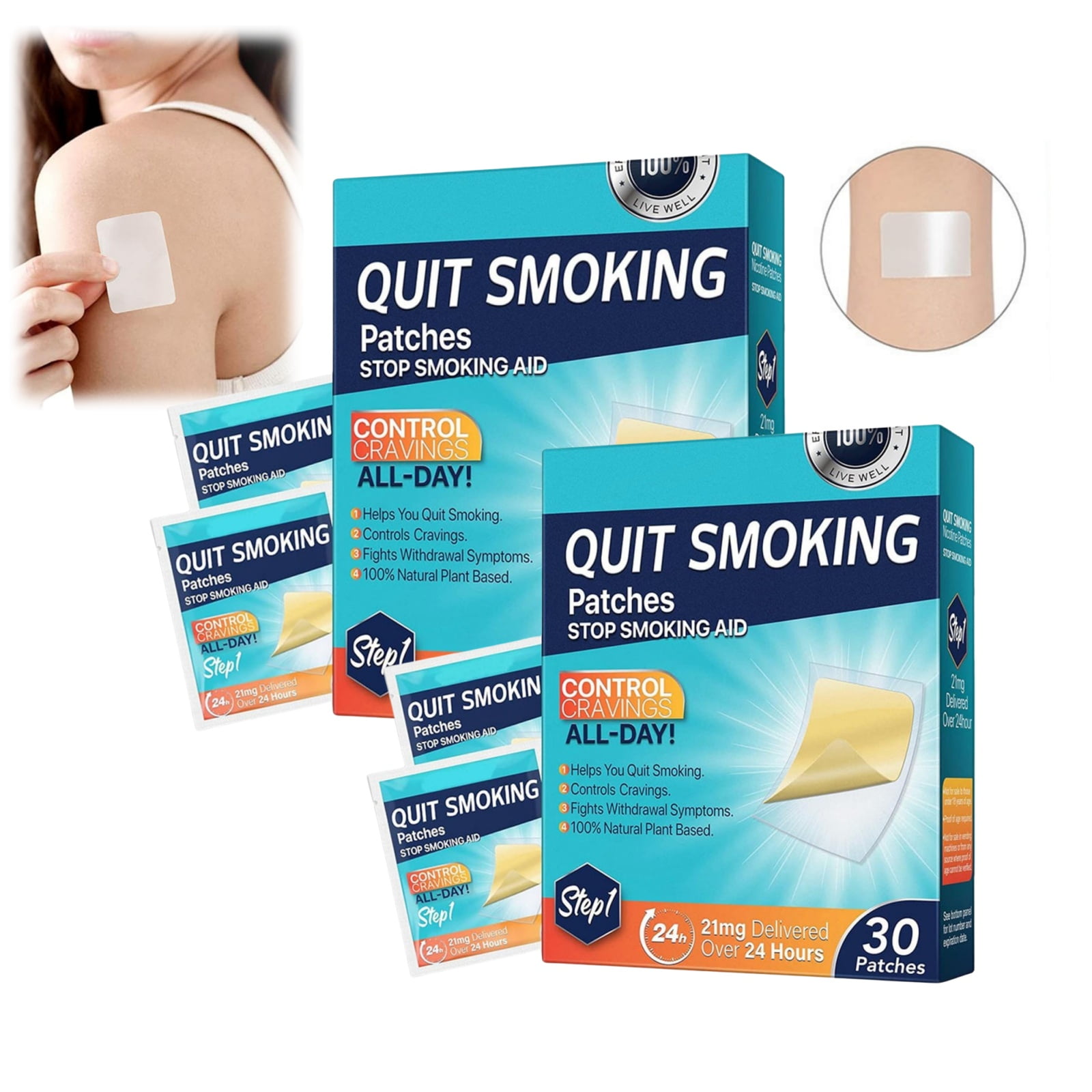 Quit Patch Step 1 And Effective Help You Quit Quit Patch Extract Men And Women Soothing Quit ...