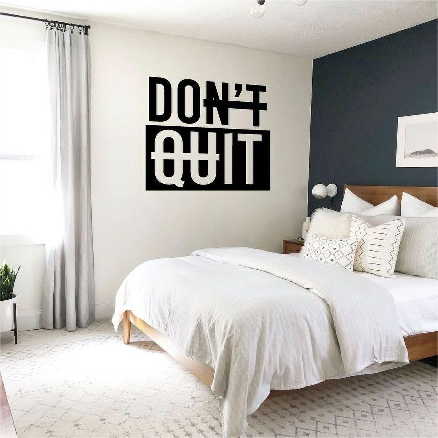 Fitness Motivation Quote Wall Decal, Vinyl Art for Gym Home Decor ...