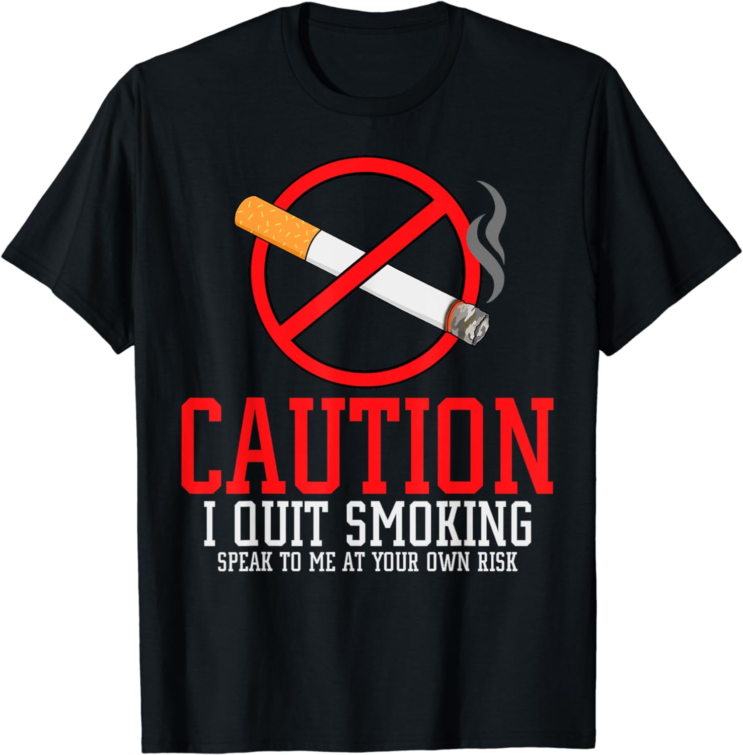 Quit Smoking Gift Stop Smoke Free T-Shirt - Walmart.com