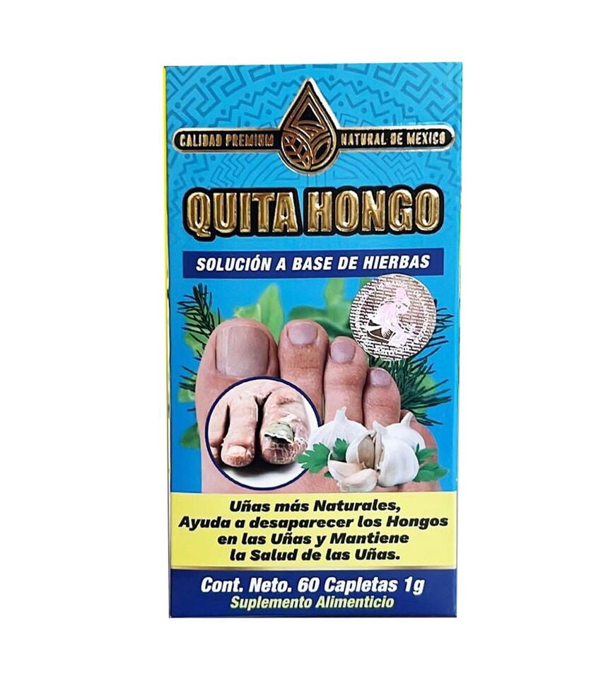 Quita Hongo / Fungus Remover Supplement Helps Fungus Disappear - 60 ...