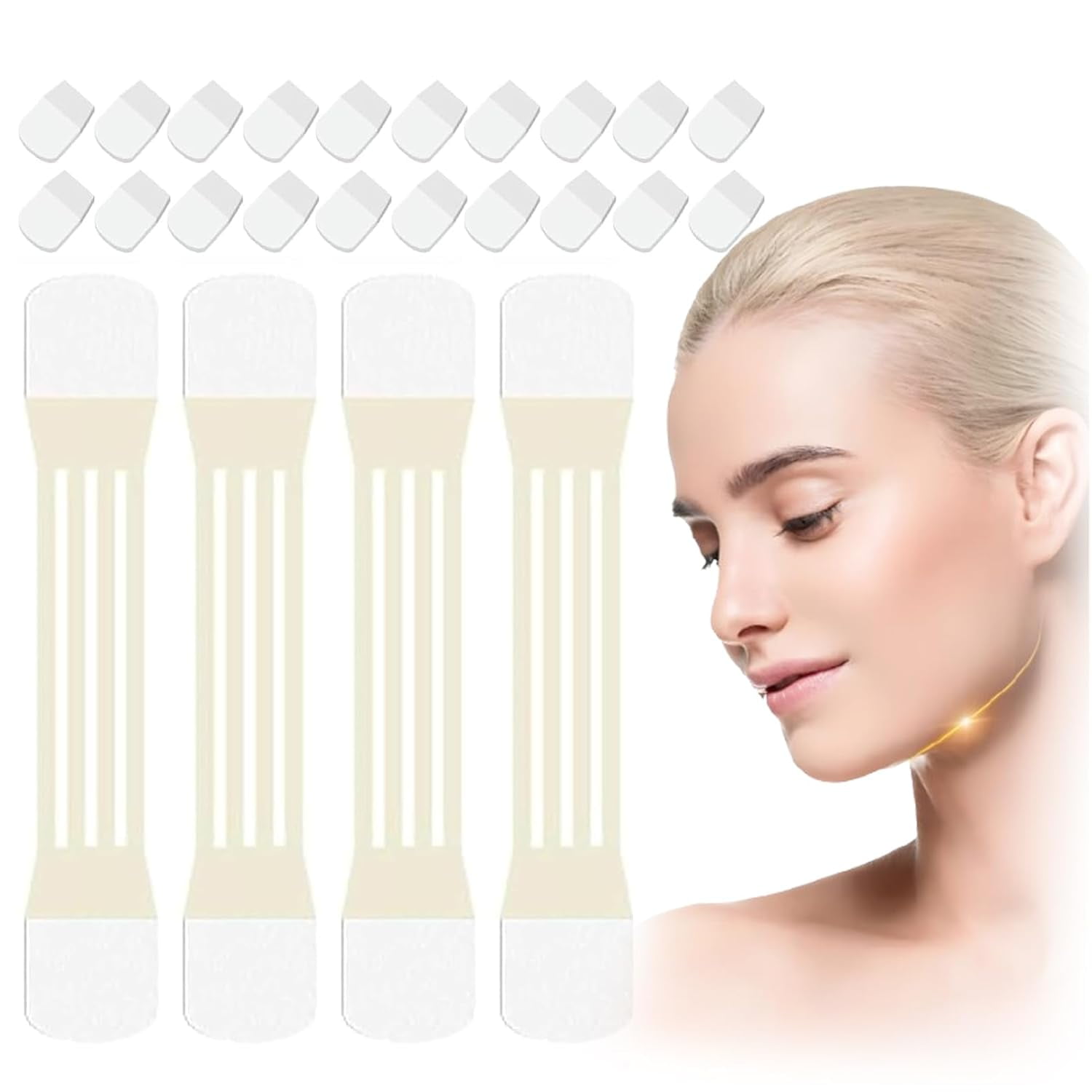 Quiteacross Neck Tape, Upgrade Quiteacross Face Neck Lifting Tape ...