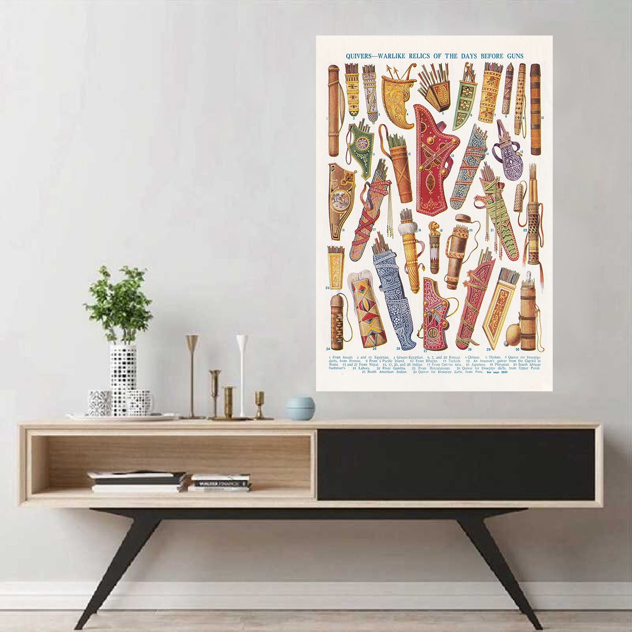 Quivers Warlike Relics Of The Days Before Guns Archer Poster 11 x 17 ...