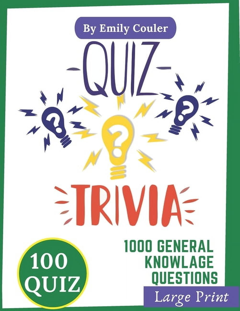 Quiz Trivia: 1000 challanging general knowlage questions Game night book Pub Quiz trivia ...