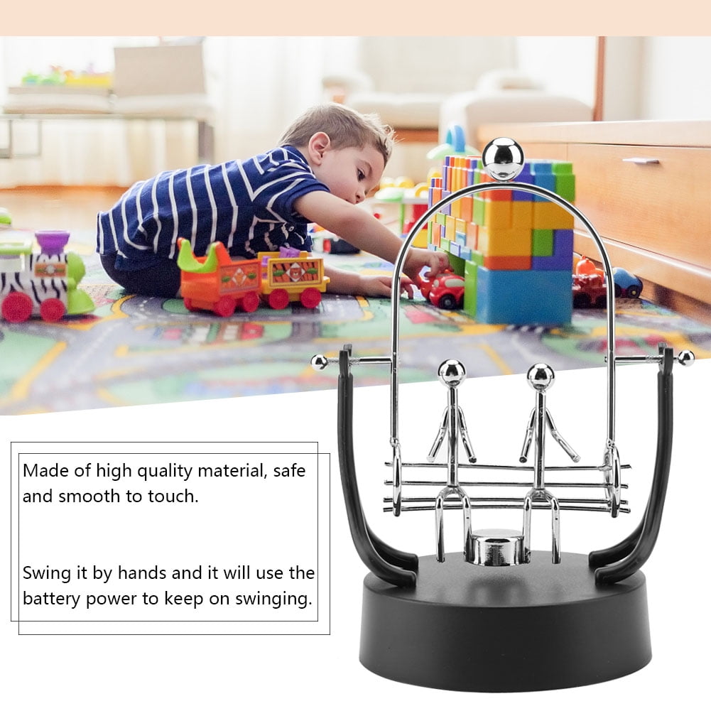 Qukaim Desk Art Kinetic Electronic Shake Wiggle Device Perpetual Motion ...