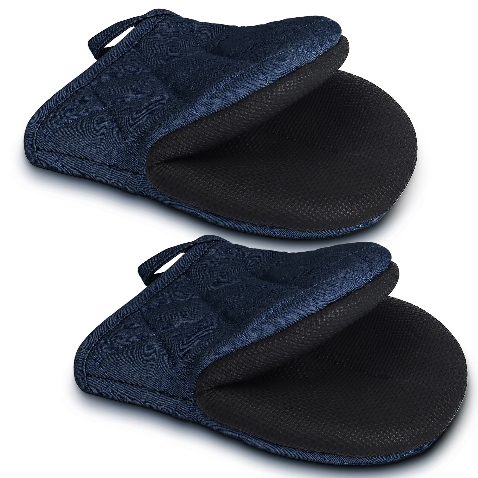 Qulable Oven Mitts, Cotton Oven Mitt with Heat Resistant 500°F ...