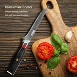 Qulajoy 6 Inch Boning Knife, Japanese Damascus Steel Knife ...