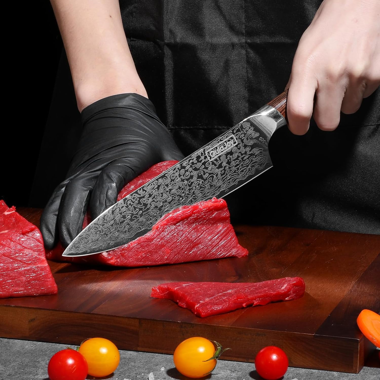 Qulajoy 8 INCH Chef Knife, Professional Japanese Sharp Chefs Knife with ...