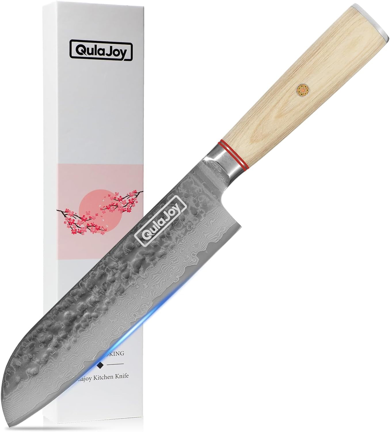Qulajoy Santoku Knife 7 Inch, Professional Japanese Kitchen Knives 67 ...