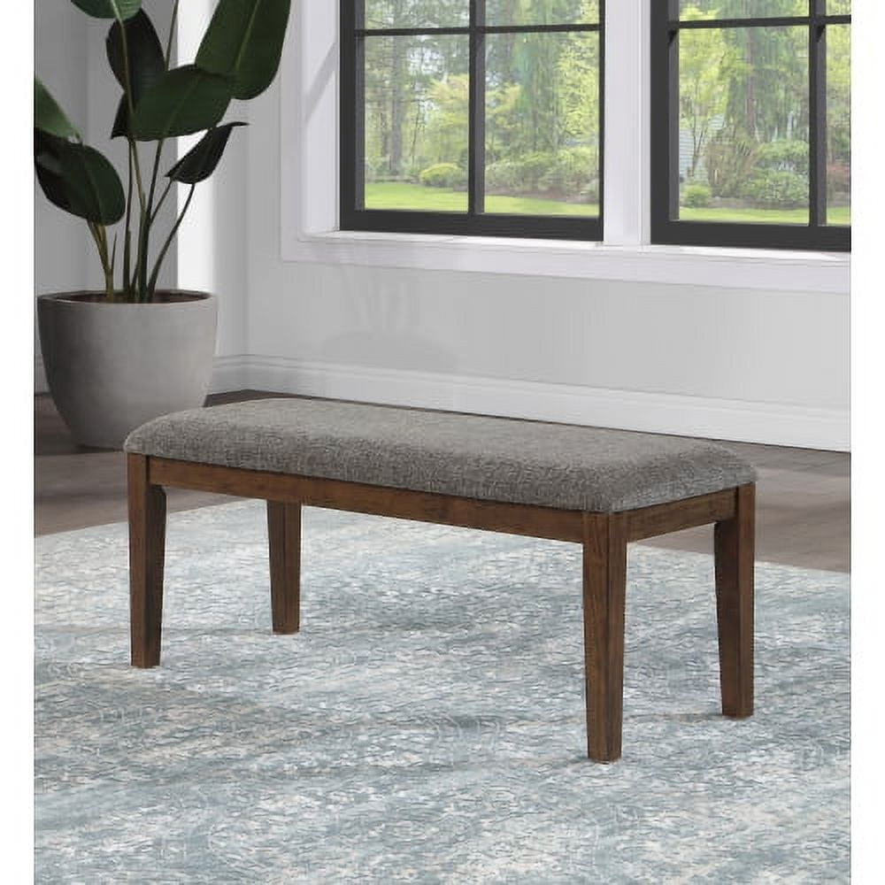 Qumbnk Wood Frame Padded Seat Dining Bench for Living Room, Dining Room ...