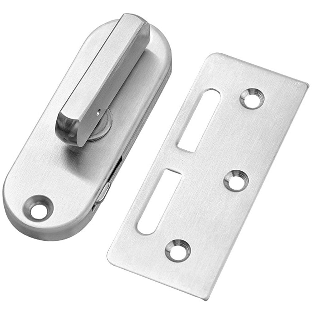 Qumonin 1 Set Locking Privacy Latch Sliding Door Lock 304 Stainless ...