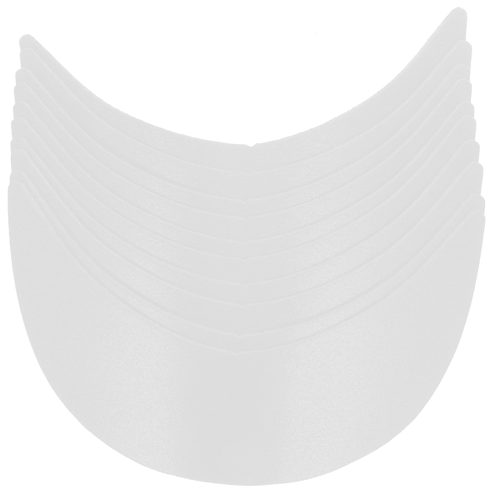 Qumonin 10pcs Baseball Hat Brims Peaked Hat Shaper Baseball Cap Insert ...