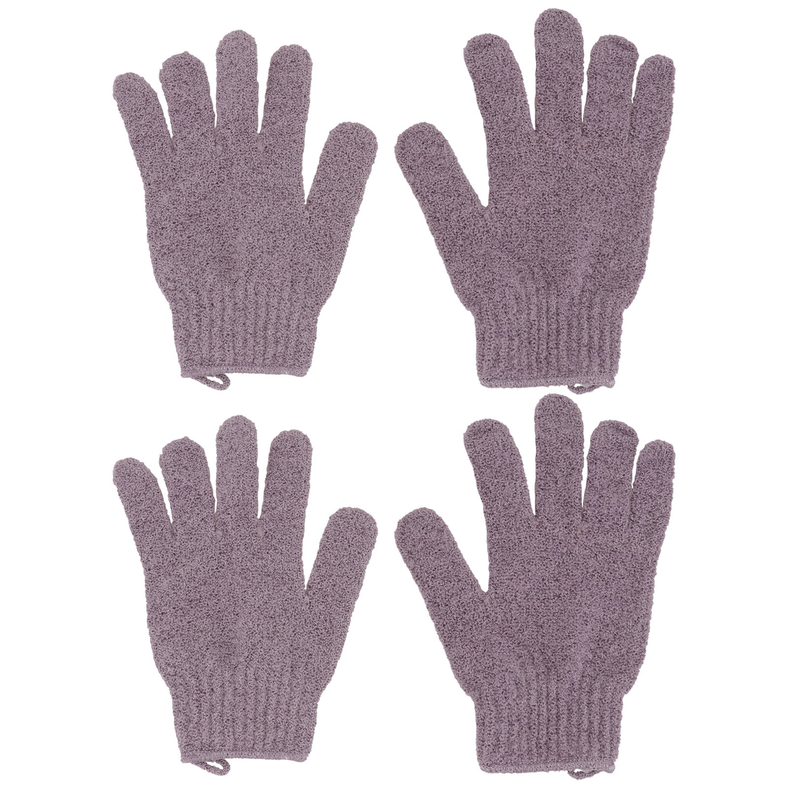 Qumonin 2 Pair Bath Exfoliating Glove Five Fingers Body Scrub Gloves ...