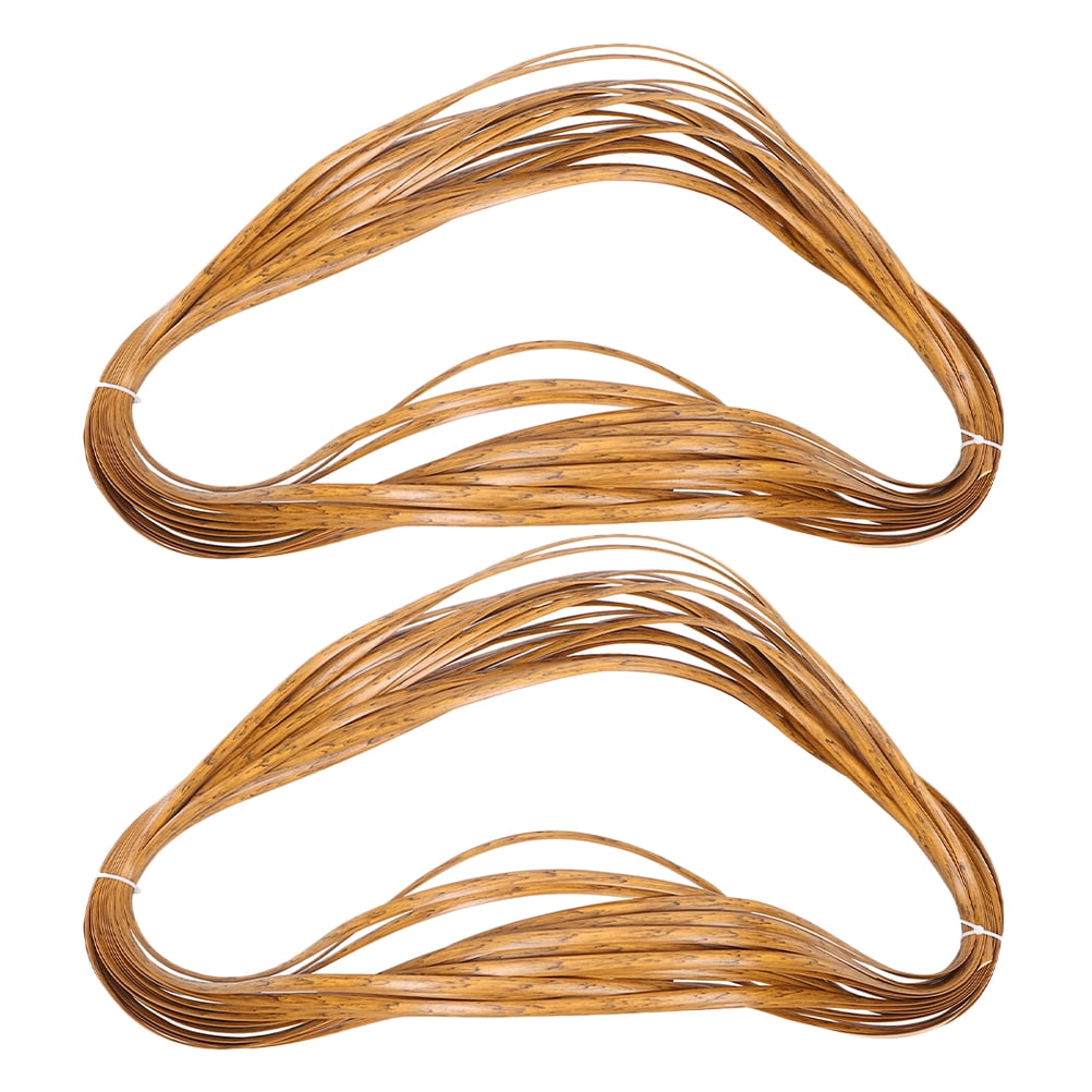 PE Rattan Repair Kit for Furniture with Wood Grain Effect 2 Rolls Light ...