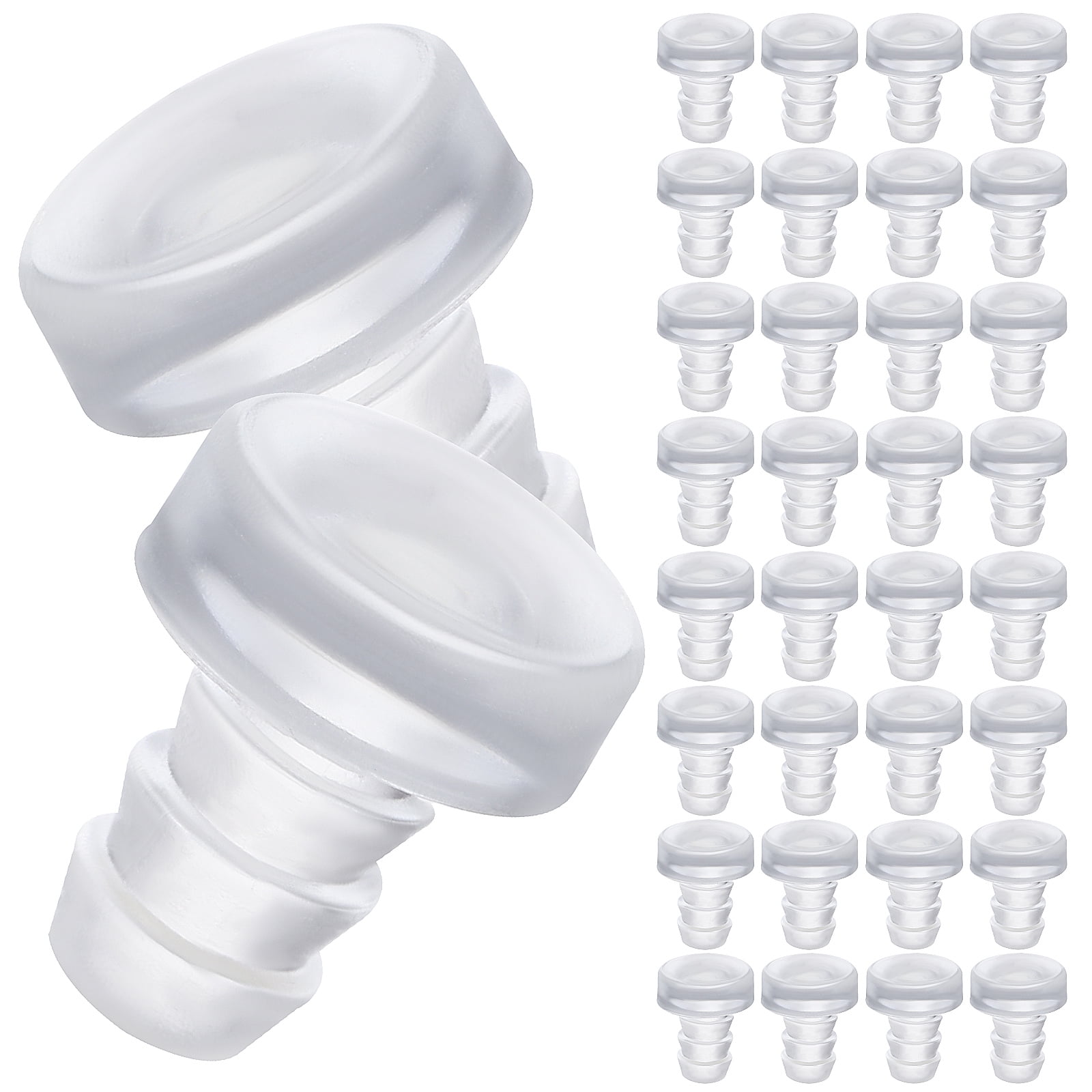 ADDHAT PVC Stem Bumpers Transparent Anti-Collision for Furniture 200Pcs ...