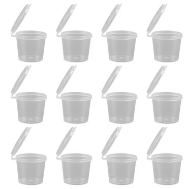 Plastic Gelatin Shot Cups with Lids, 2oz, 25-Pack, Clear - Walmart.com