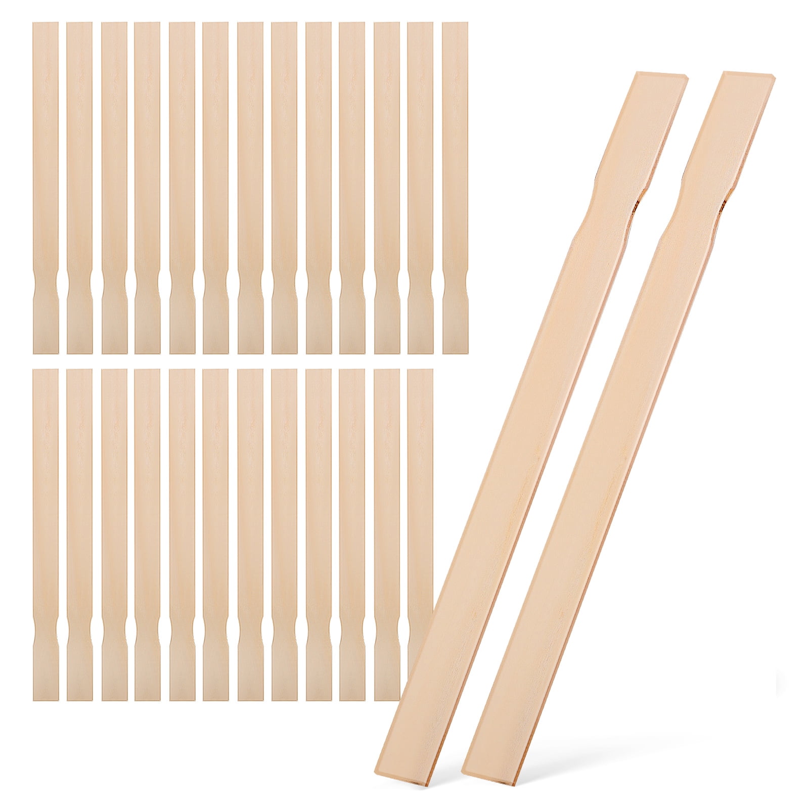 Qumonin 25 Wooden Paint Stirrers for Epoxy Resin Mixing & Garden ...