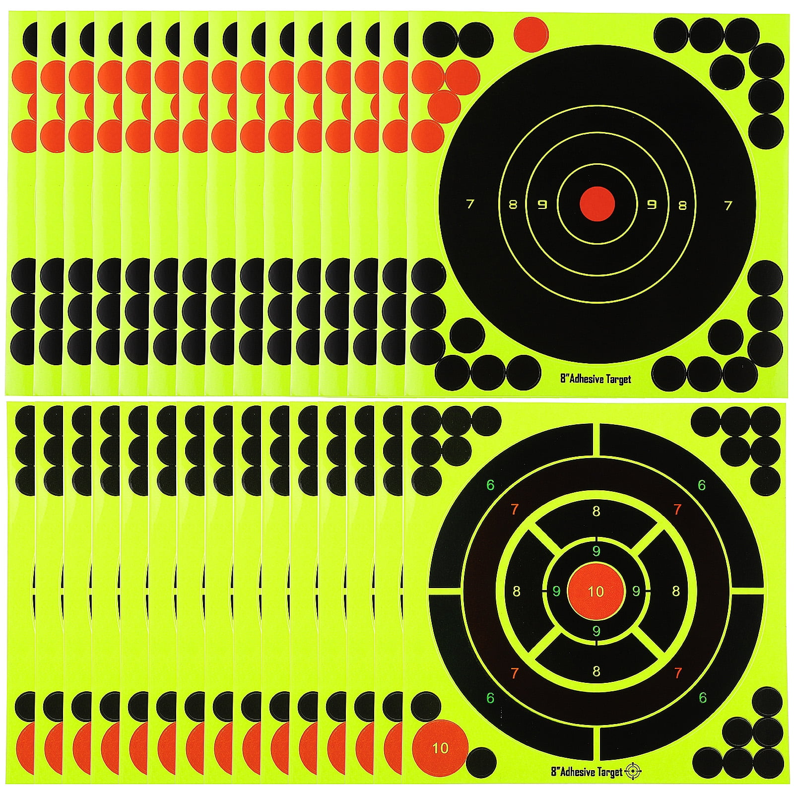 Qumonin 30 Pcs Fluorescent Shooting Targets for Sports Accessories ...