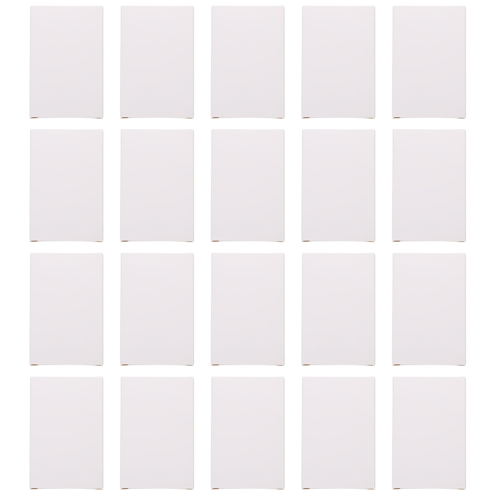 Qumonin 30Pcs Small White Cardboard Shipping Boxes for Miniature Gifts ...