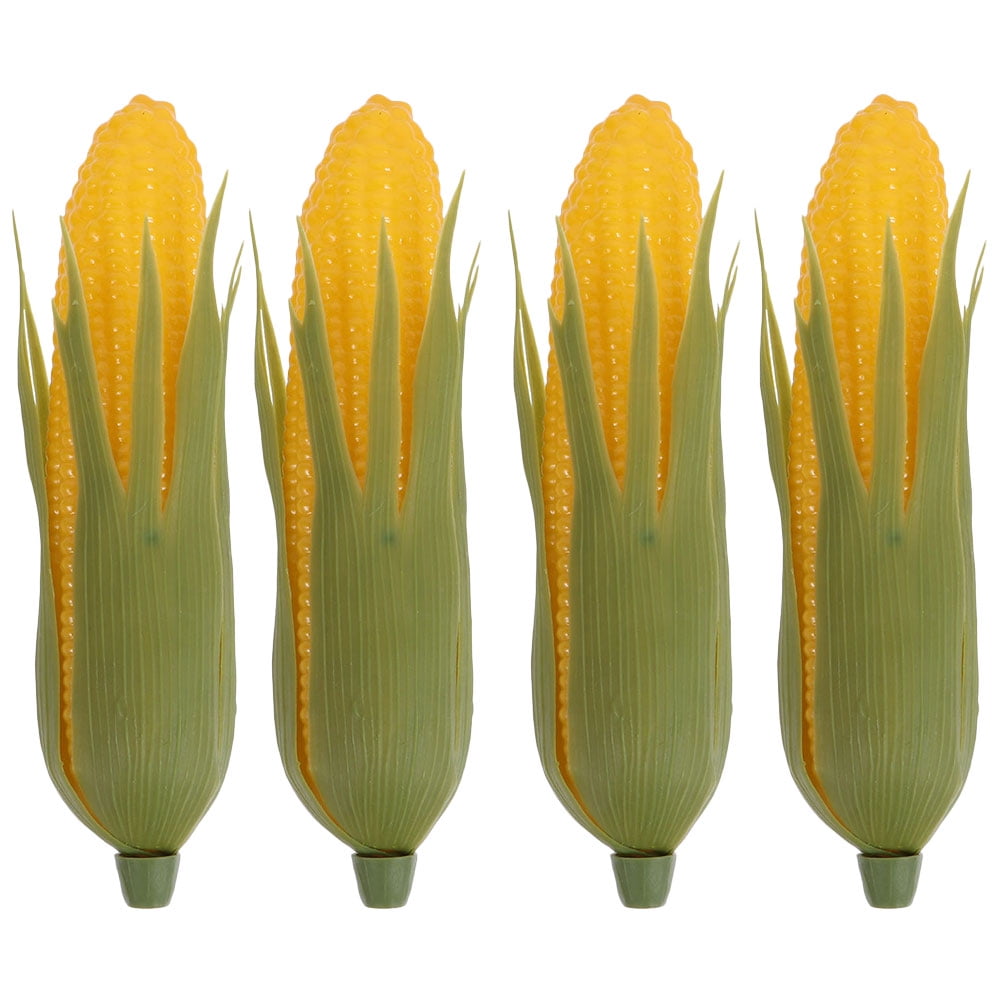 Qumonin 4pcs Artificial Corn Cob Decorations for Christmas Thanksgiving ...