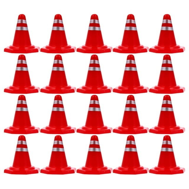 Qumonin 50 Mini Traffic Cones for Construction, Parties, Sports & Play ...