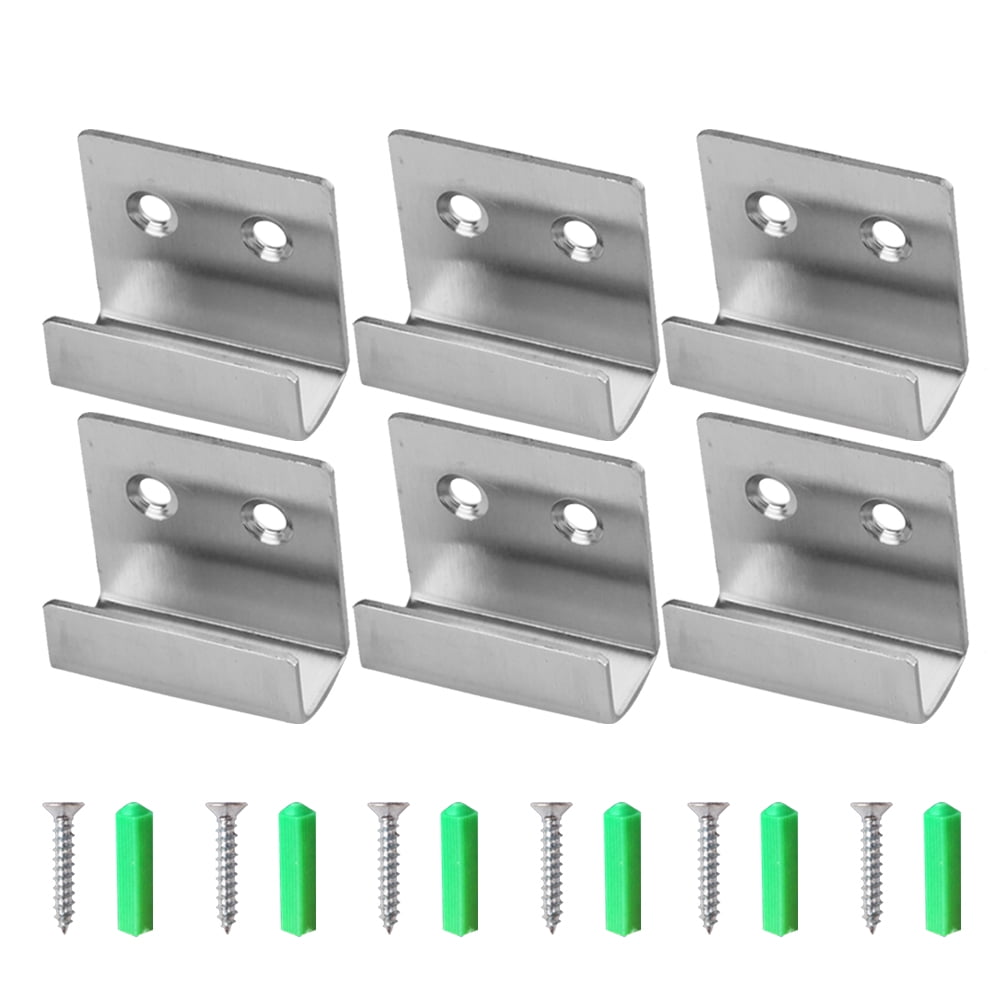 Qumonin 6 PCS Hanging Picture Painting Mirror Hooks Stainless Steel ...