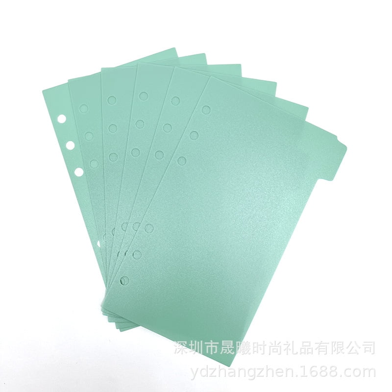 Qumonin 6 Sheets Of Binder Dividers Index Dividers Notepad Binder ...