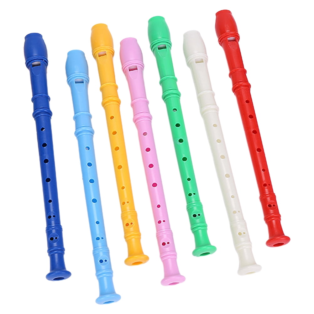 Qumonin 7pcs Soprano Recorder Instruments 8-hole Recorder Beginners ...