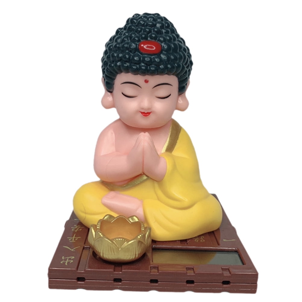 Qumonin Buddha Solar Toy Car Dancing Figure Office Decoration - Walmart.com
