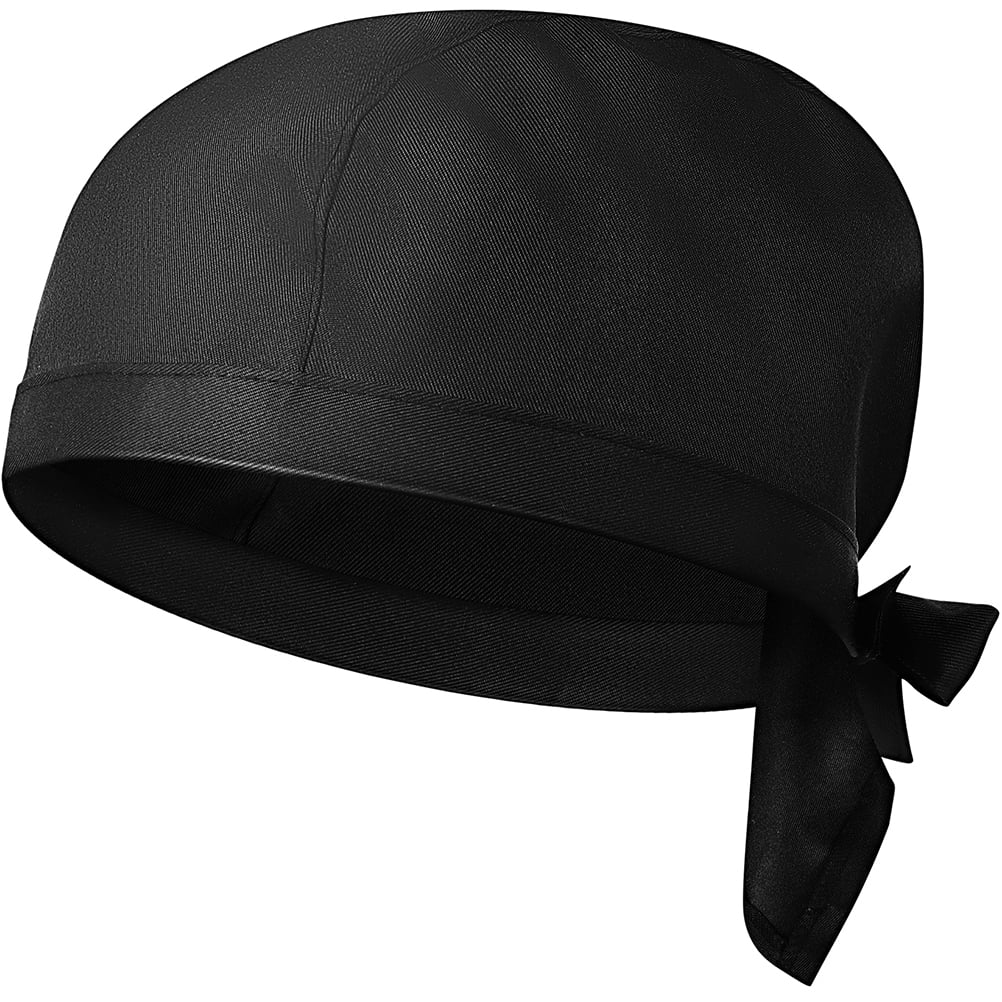 Qumonin Chef Hat Breathable Chef Hat Unisex Chef Hat with Ties ...