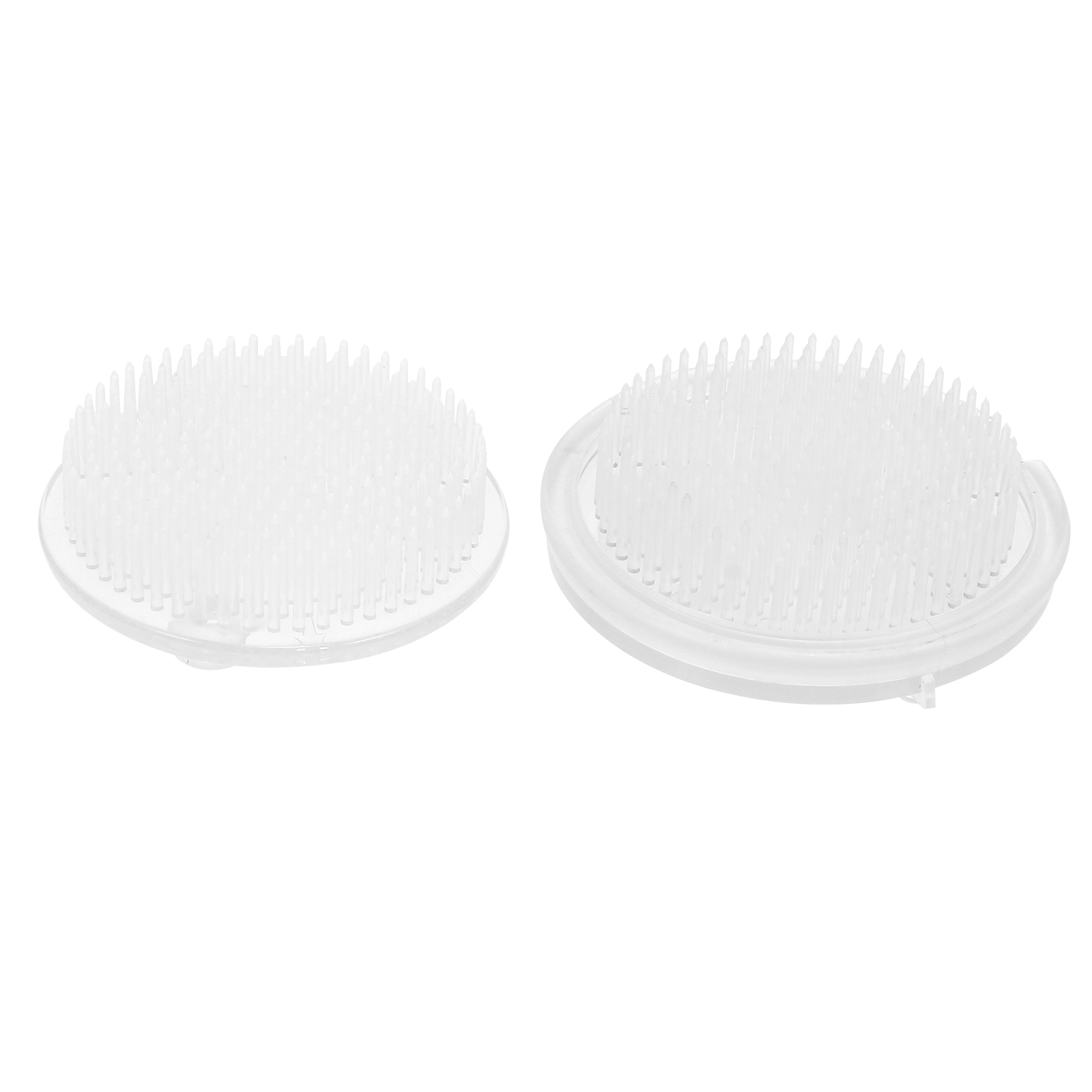 Qumonin Clear Plastic Flower Frog for Floral Arrangement (2pcs ...