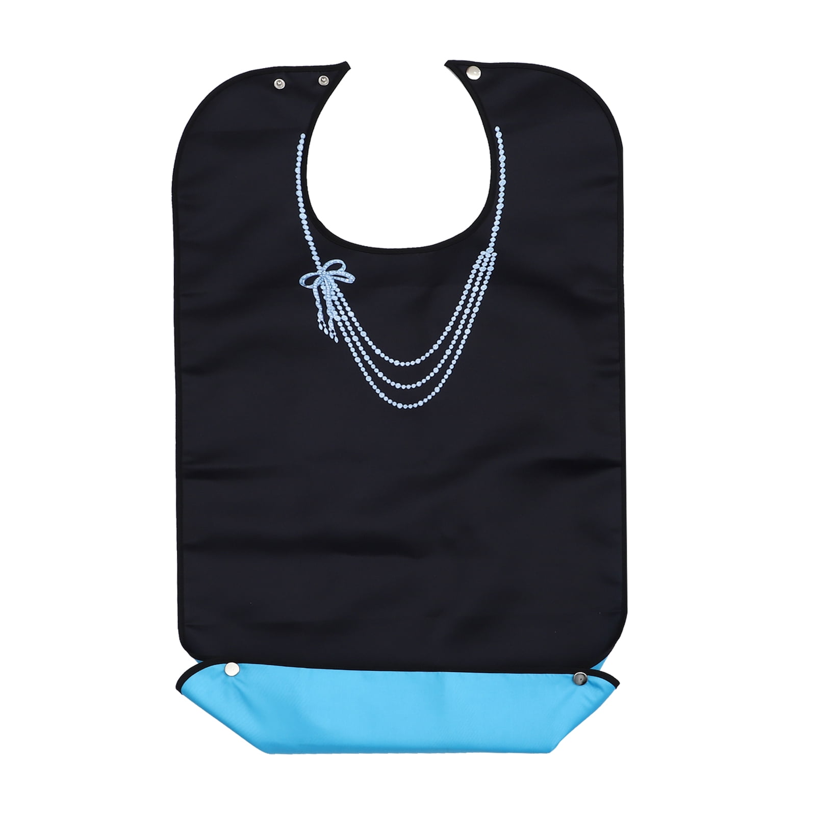 Qumonin Elderly Bibs with Crumb Catcher Waterproof Apron - Walmart.com