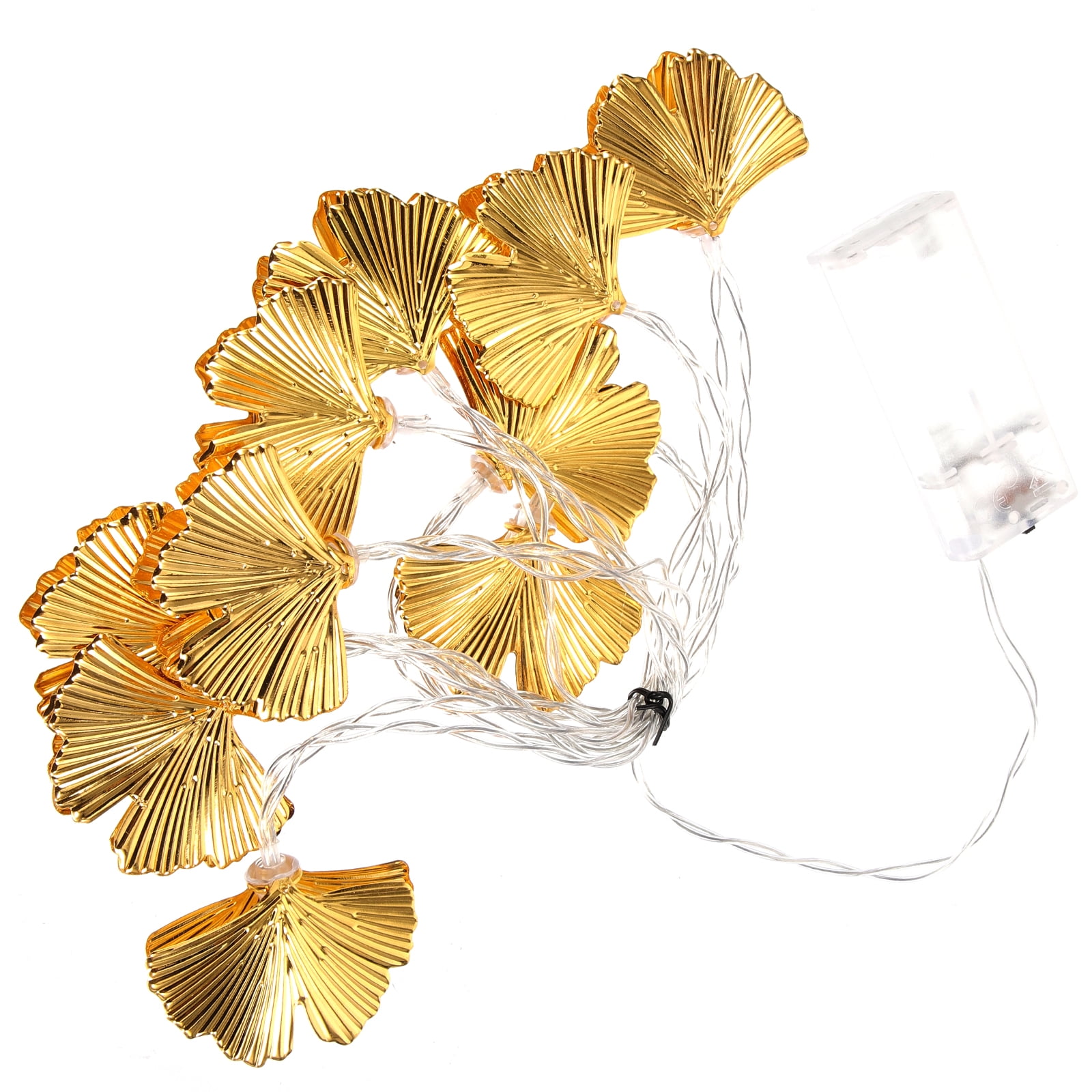 ADDHAT Metal Golden Leaf Pendant Light, Unique Design, Warm and ...