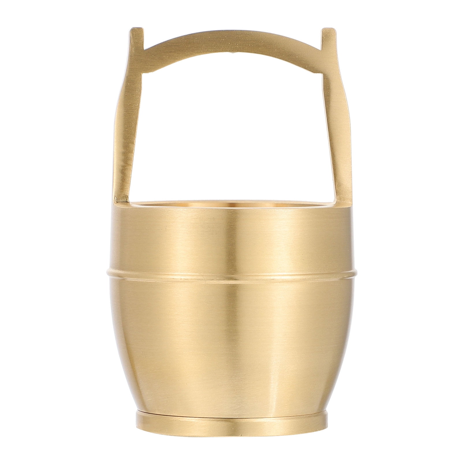 Qumonin Golden Metal Buckets Candy Gift Basket Tin Pails Holder ...