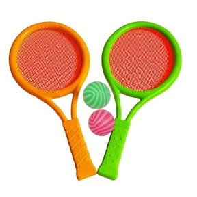 TychoTyke Kids Tennis Racket Play Set 2 Rackets and Balls Outdoor Pink ...