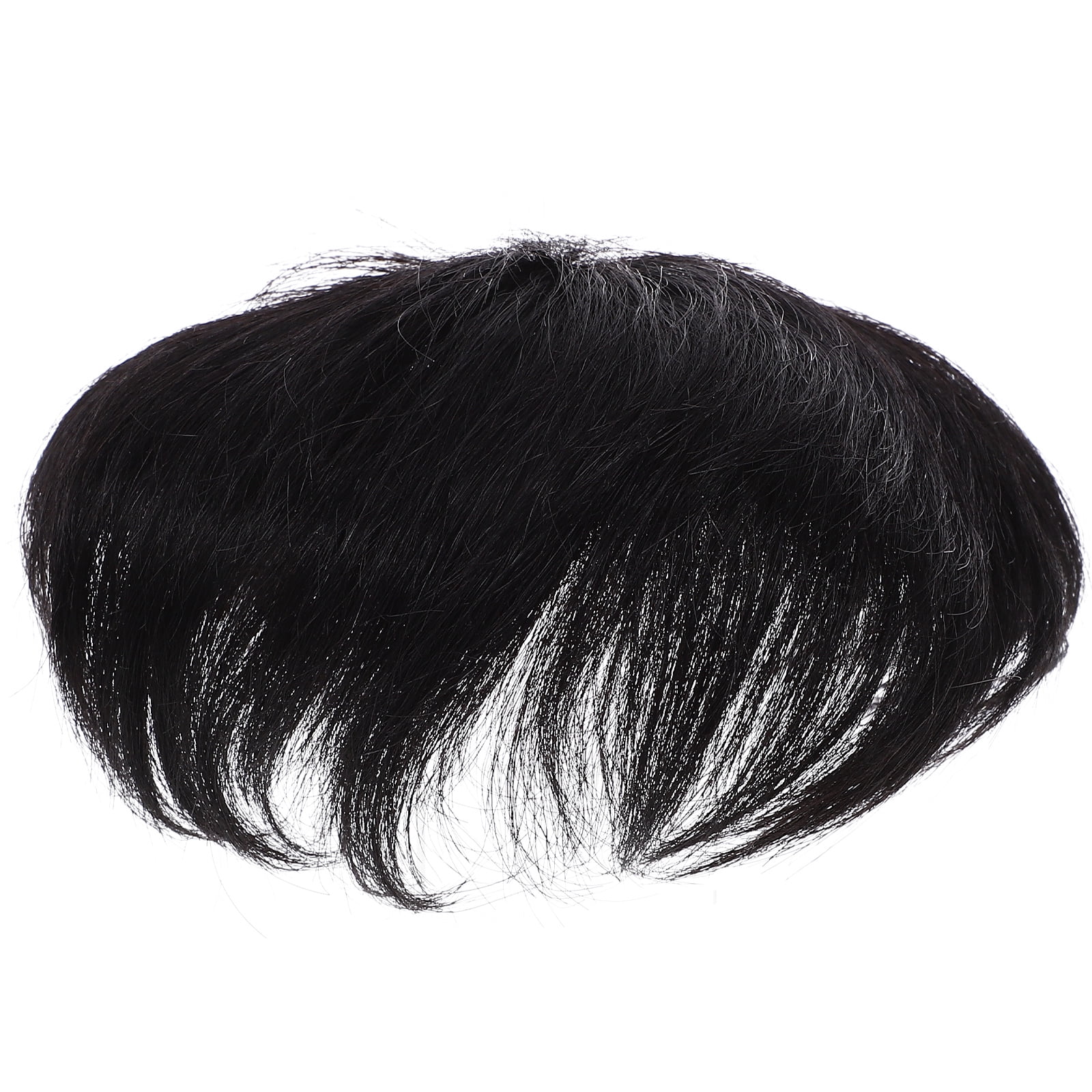 Qumonin Lurrose Short Hair Toupee for Men - Black - Walmart.com