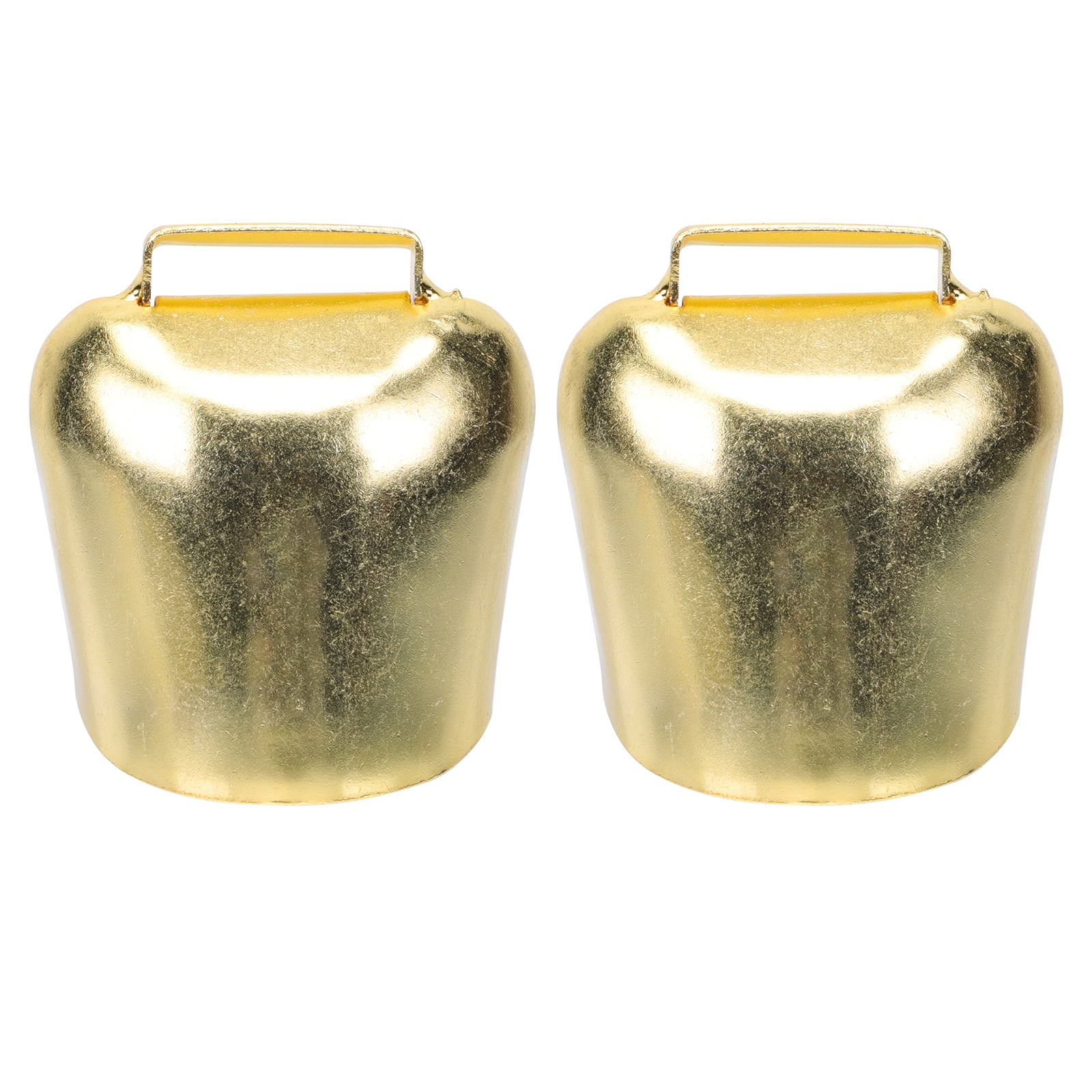 Qumonin Metal Cow Bell for Grazing and Training - Farm Animal Accessory ...