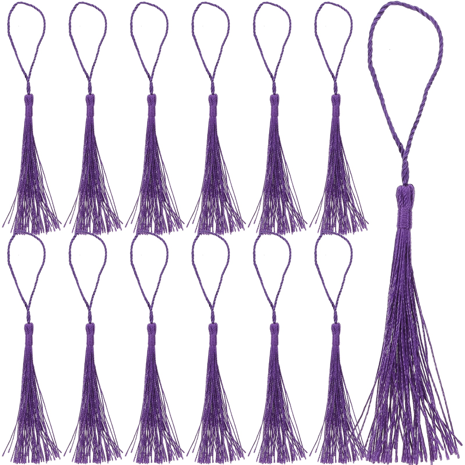 Qumonin Mini Craft Tassels Tiny Pendant Tassels - Purple - Walmart.com