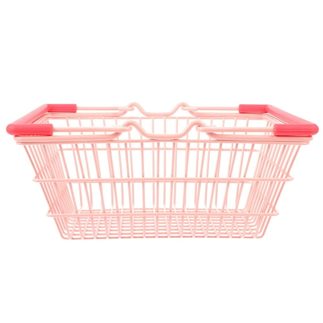 Qumonin Mini Metal Wire Storage Baskets with Handle for Kids & Makeup ...