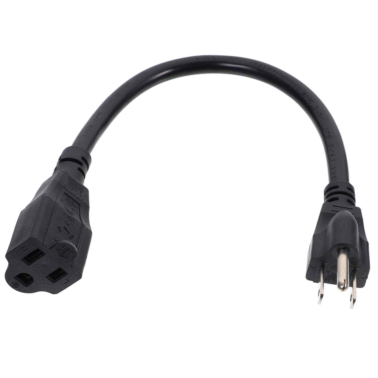 Qumonin Power Extension Cable 14A Outlet Extension Wire 3 Prong ...