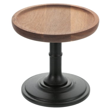 Better Homes & Gardens Acacia Wood Round Cake Stand - Walmart.com