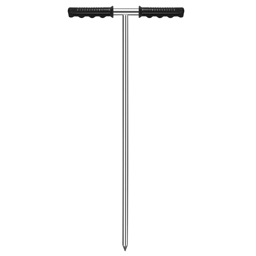 Qumonin Stainless Steel Soil Probe with T Handle for Gardening ...