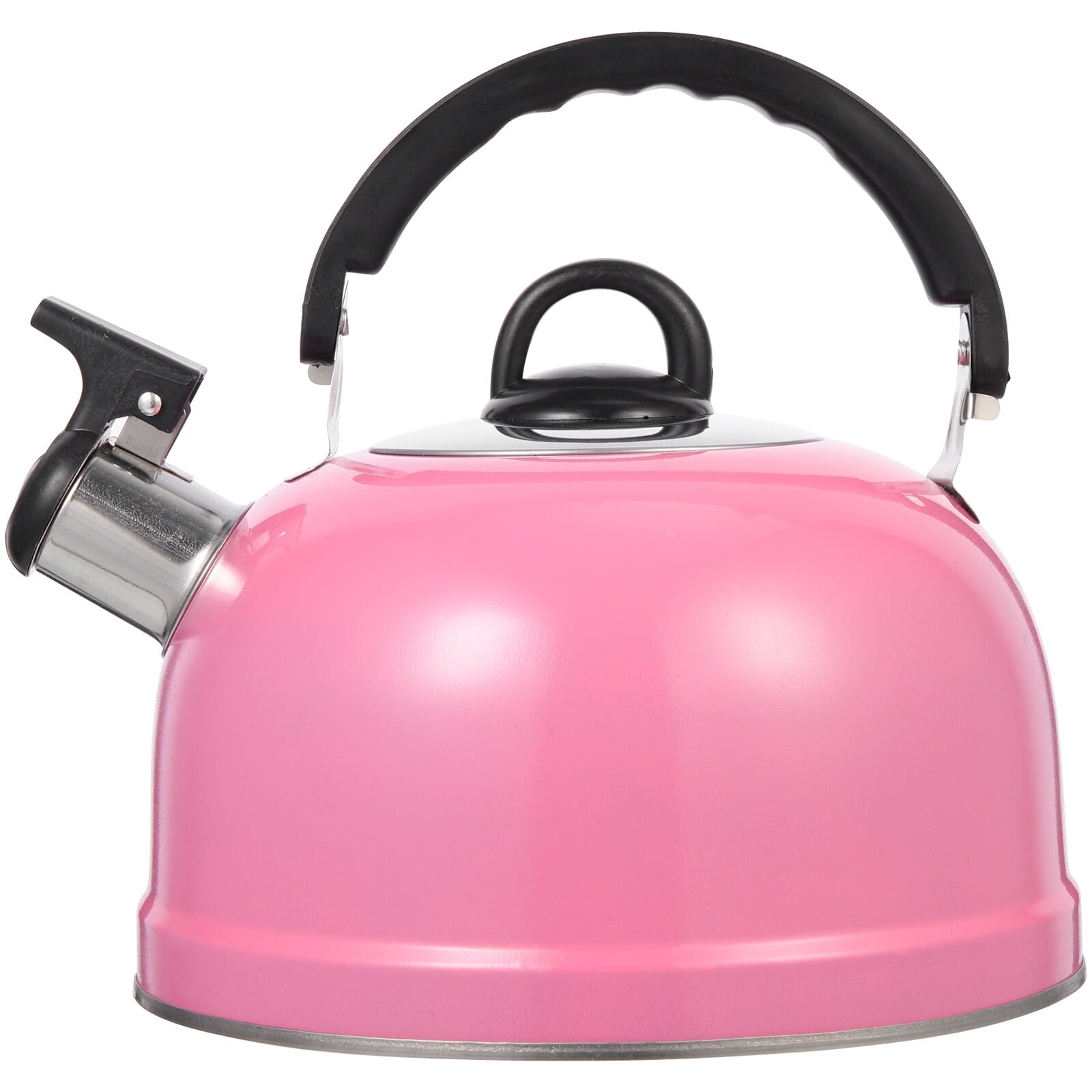 Qumonin Stainless Steel Whistling Tea Kettle - Pink - Walmart.com