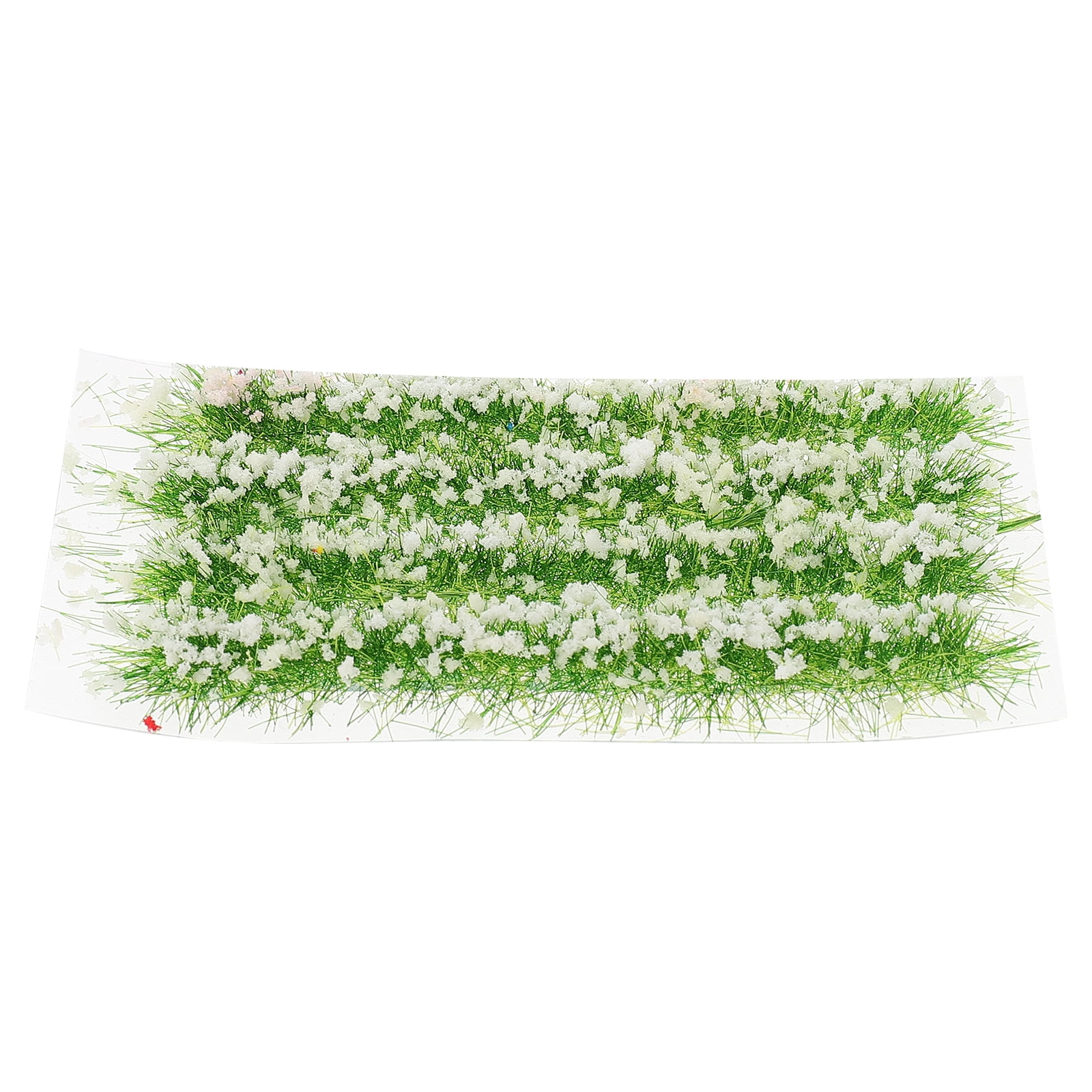 Qumonin Static Grass Tuft Model for DIY Railway Garden Scenery (White ...
