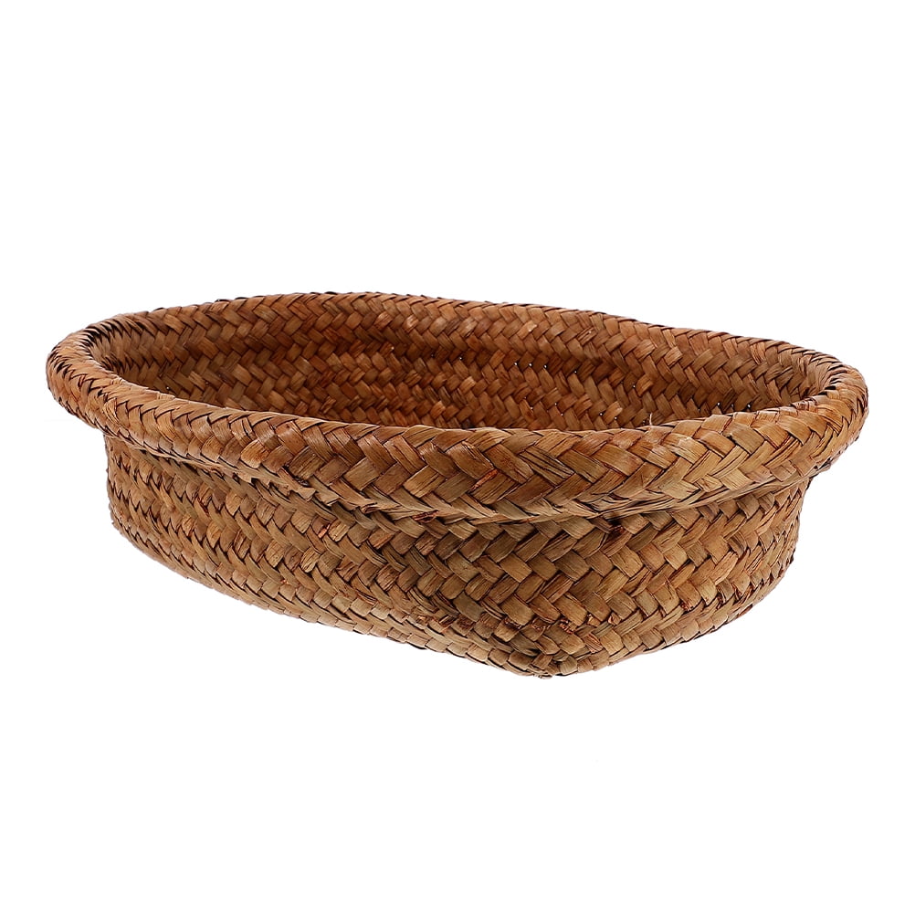 GOOHOCHY Coffee Straw Storage Basket for Home and Restaurant Use 12.5 ...